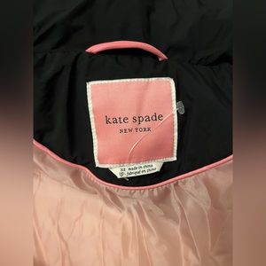 kate spade | Jackets & Coats | Kate Spade Puffer Black Jacket With Hood ...